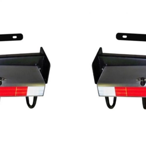 Aluminum Triple Tail Light Box With Side Marker, 28" - Star Fabrication