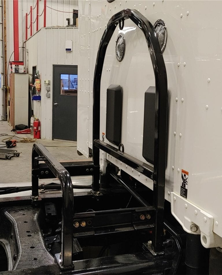 Spare Tire Carrier for Semi-Truck - Star Fabrication