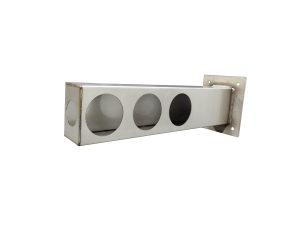 Stainless Steel Triple Tail Light Box With Mounting Base - Star Fabrication