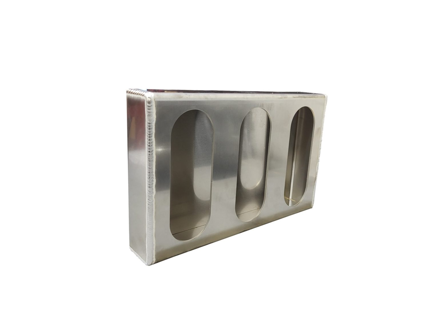 Aluminum Triple Vertical Oval Light Box - Star Fabrication